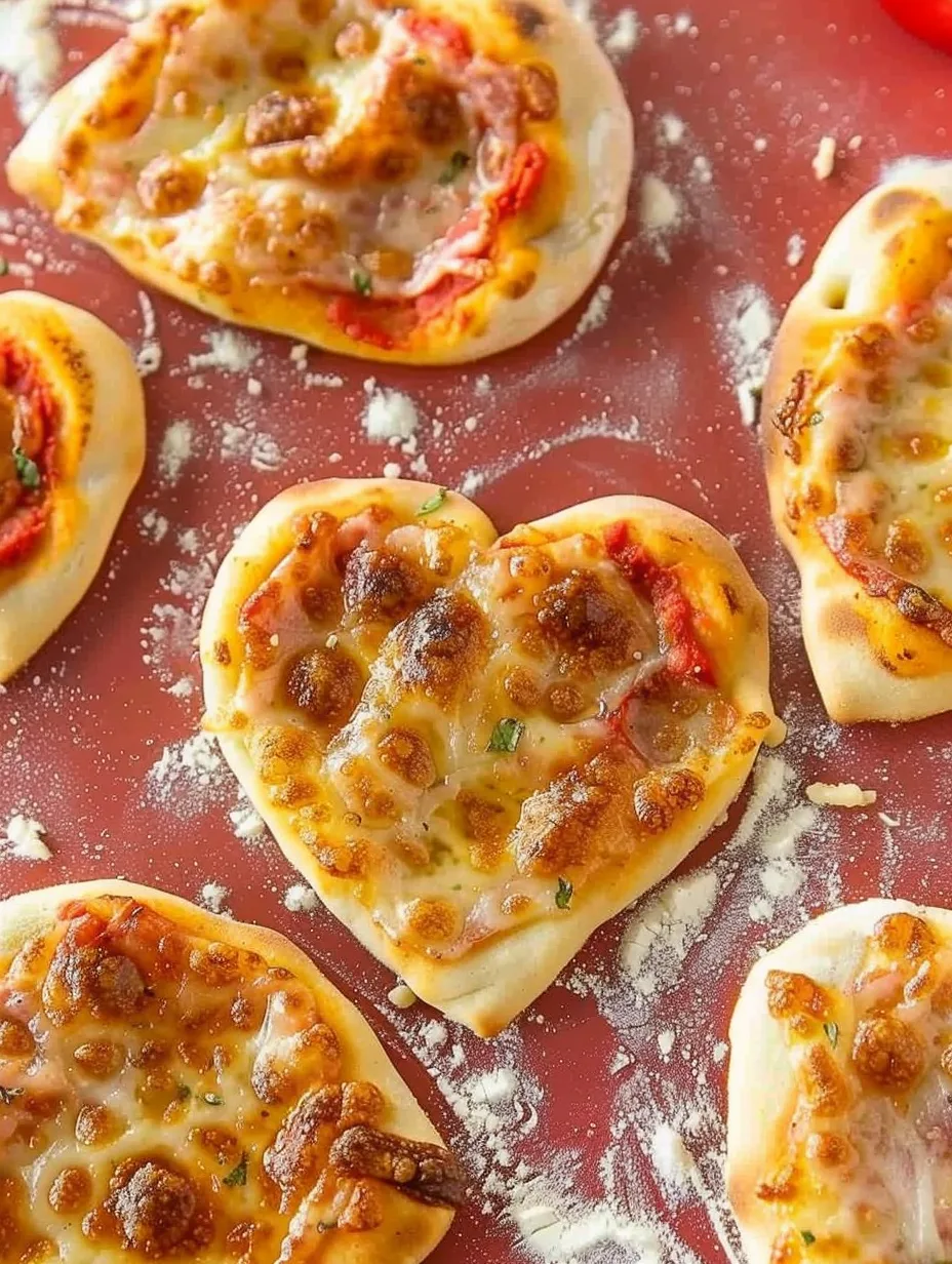 Mini Heart Shaped Pizzas: An Incredible Ultimate Recipe for 7 Special ...