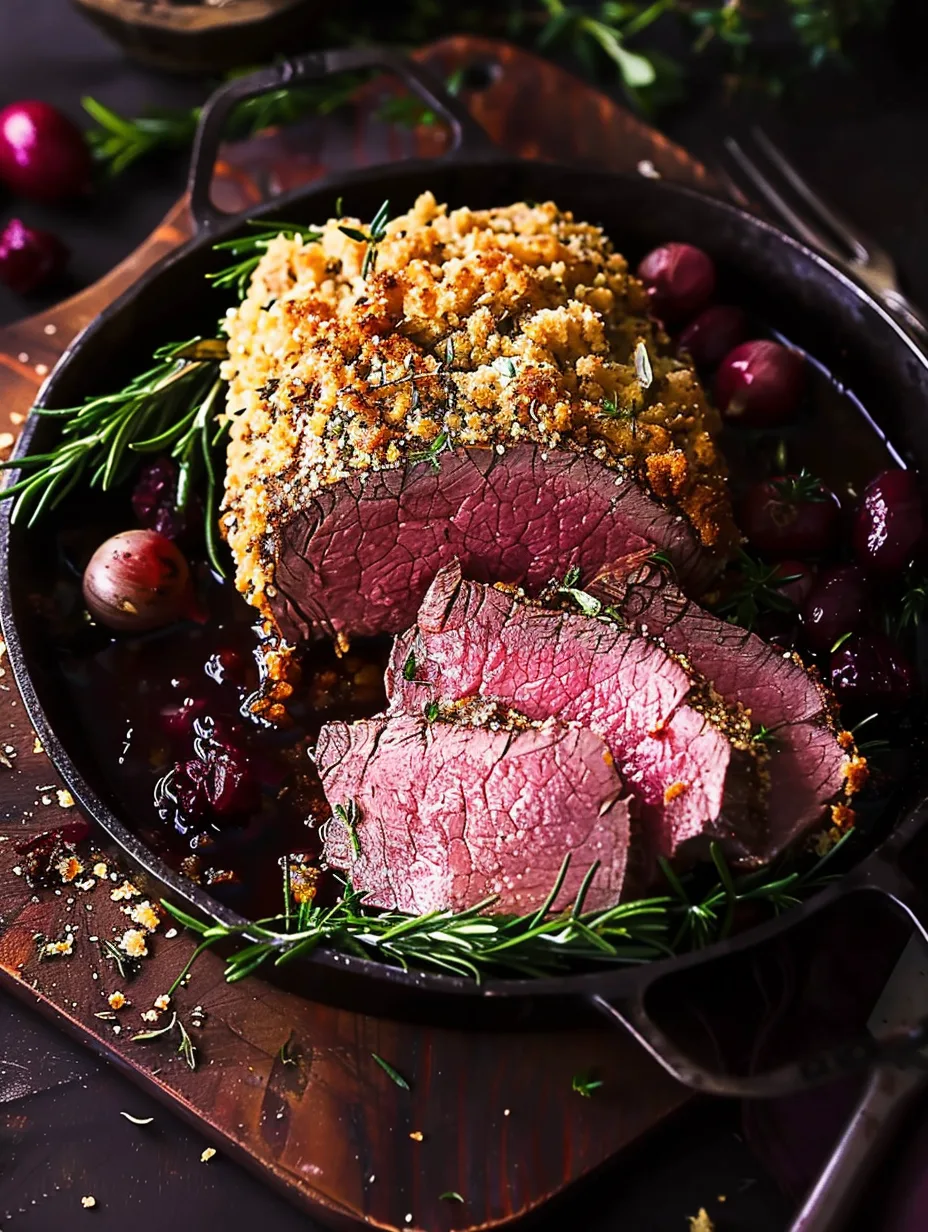 Roast Beef with Garlic and Herb Breadcrumb Crust: An Incredible ...