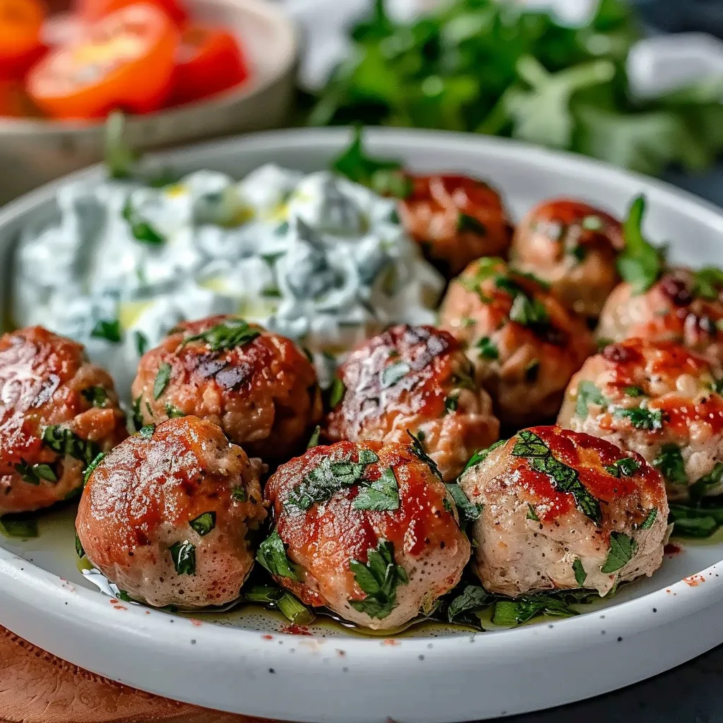 Greek Turkey Meatballs with Tzatziki: An Amazing Ultimate Recipe ...