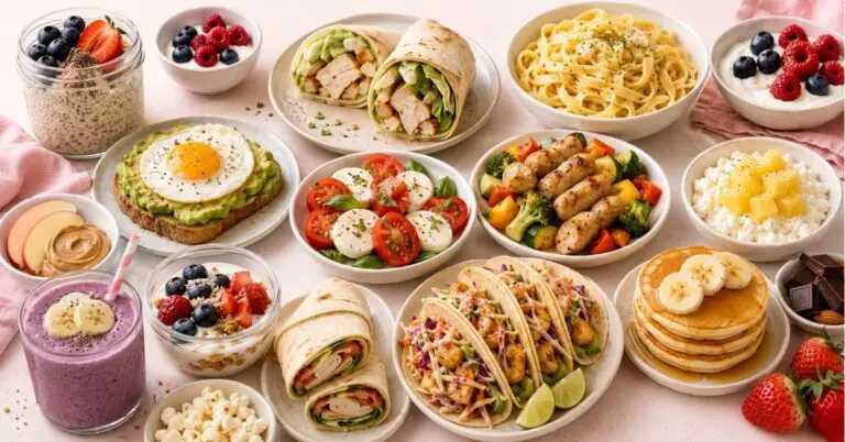 Lazy Girl Weekly Meal Plan – Easy Recipes for a Stress-Free Week